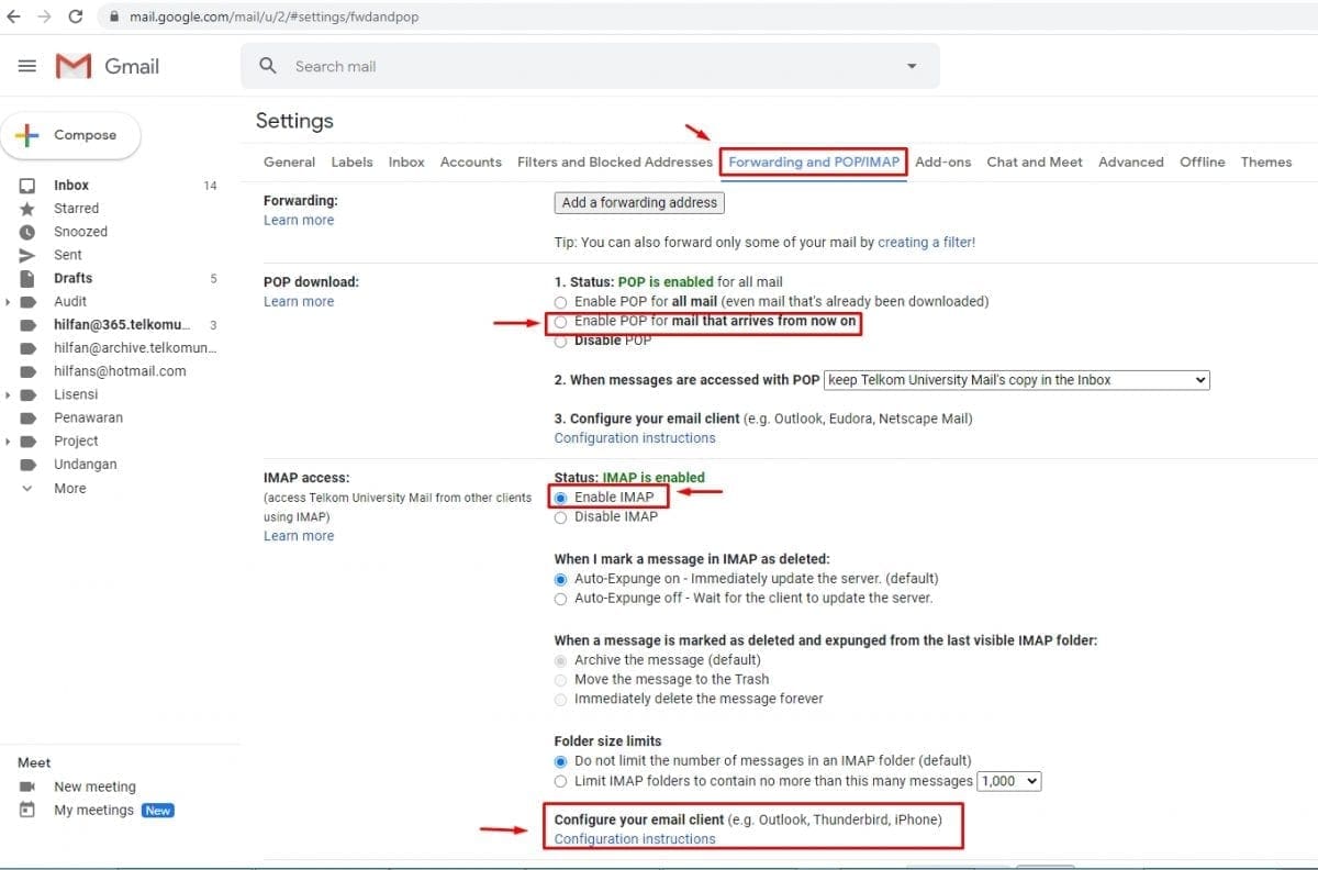 Email | FAQ Telkom University