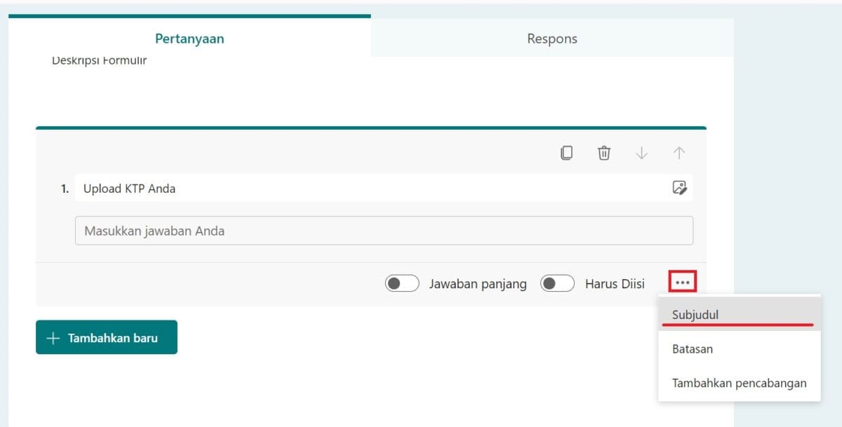 Panduan Membuat Form Upload di Microsoft Forms | FAQ Telkom University