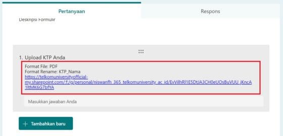 Panduan Membuat Form Upload di Microsoft Forms | FAQ Telkom University