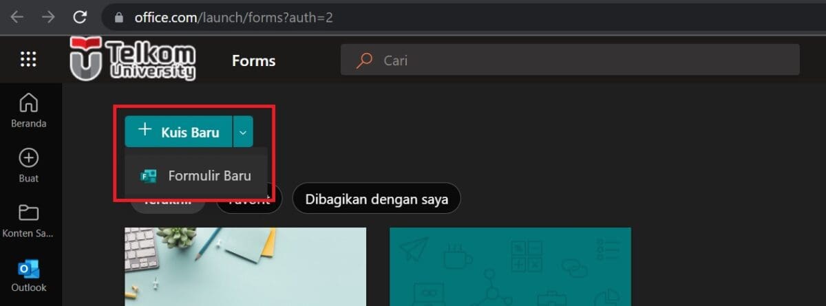 Panduan Membuat Form Upload di Microsoft Forms | FAQ Telkom University