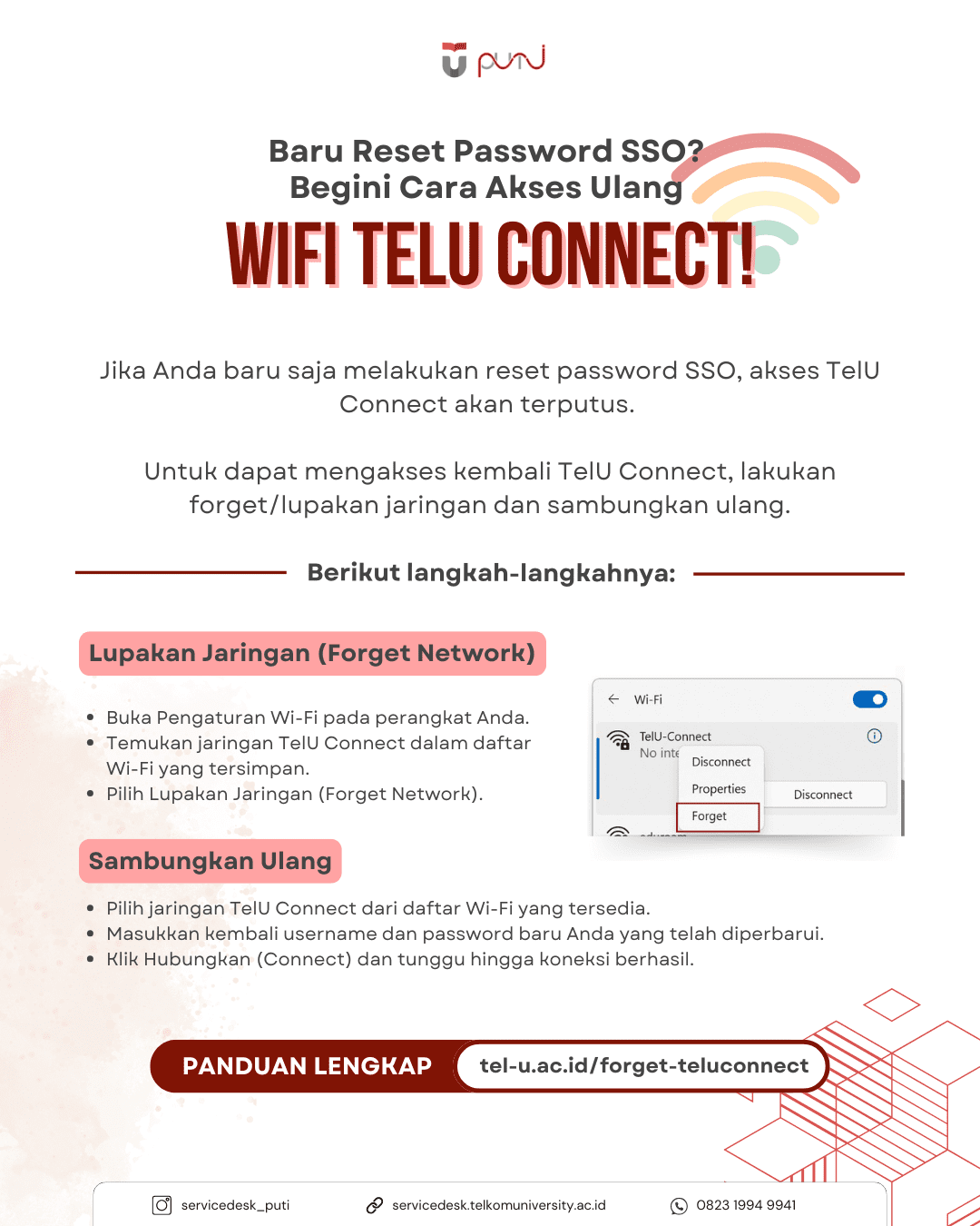 WiFi | FAQ Telkom University